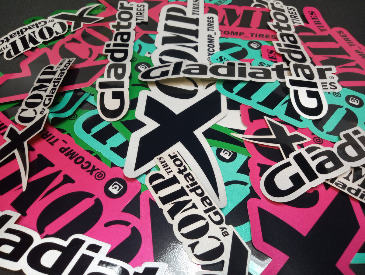 X Comp Sticker Pack – Gladiator X Comp Tires